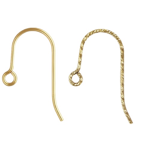 4 Pairs 14K Gold Filled French Ear Wires Gold Filled Earring - Etsy