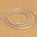 Sterling Silver Rice Grain Bali Chain, Sterling Grain Bali Chain, 925 ...