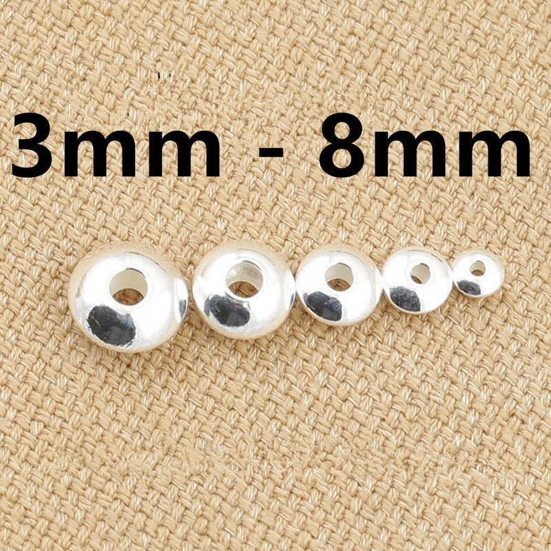 5mm Sterling Saucer Beads - Etsy