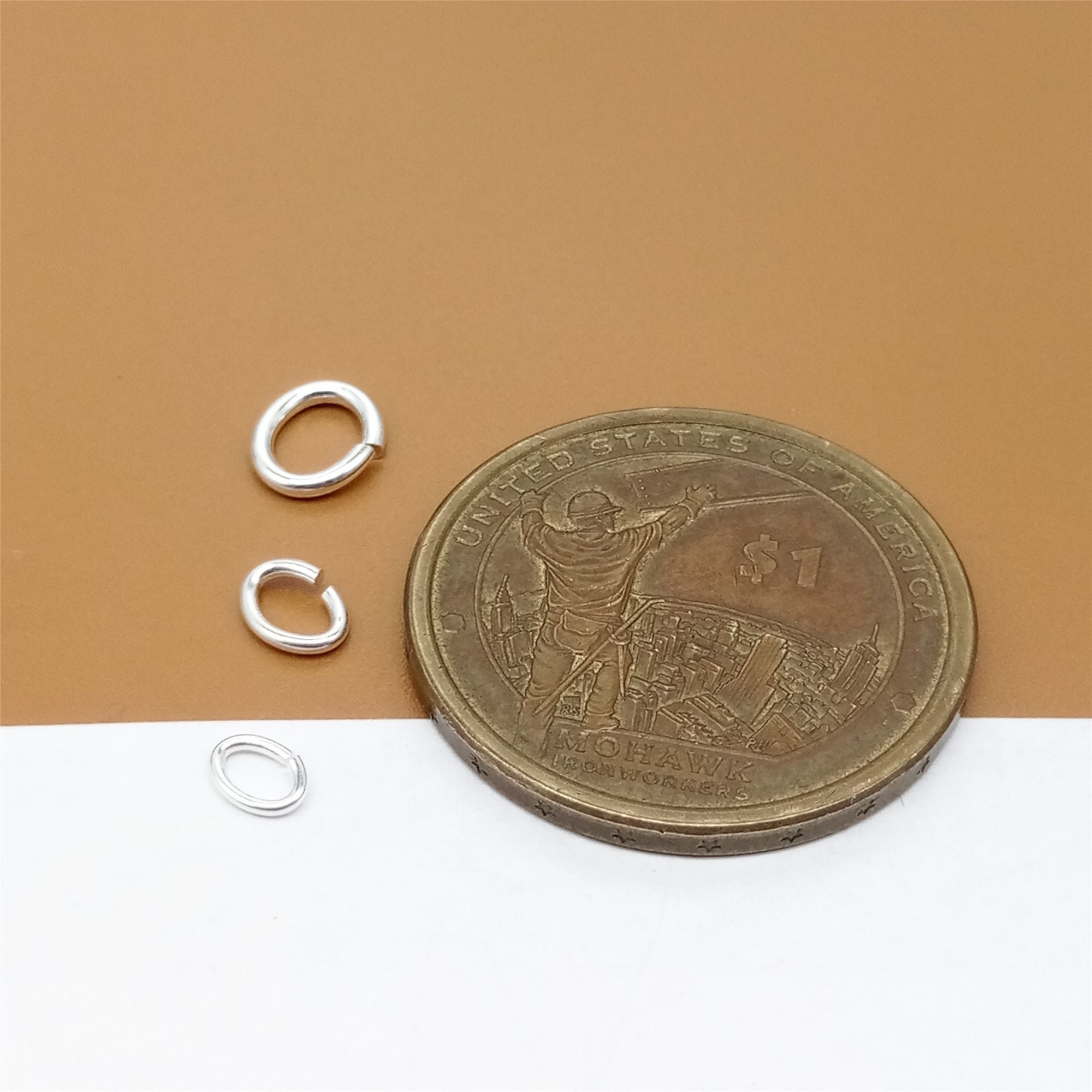 Sterling Silver Oval Jump Ring Open Jump Ring 925 Silver - Etsy