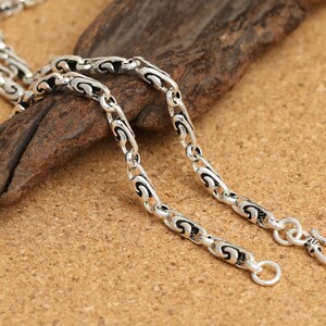 Sterling Silver Spiral Chain, Swirl Chain, 925 Silver Spiral Chain ...