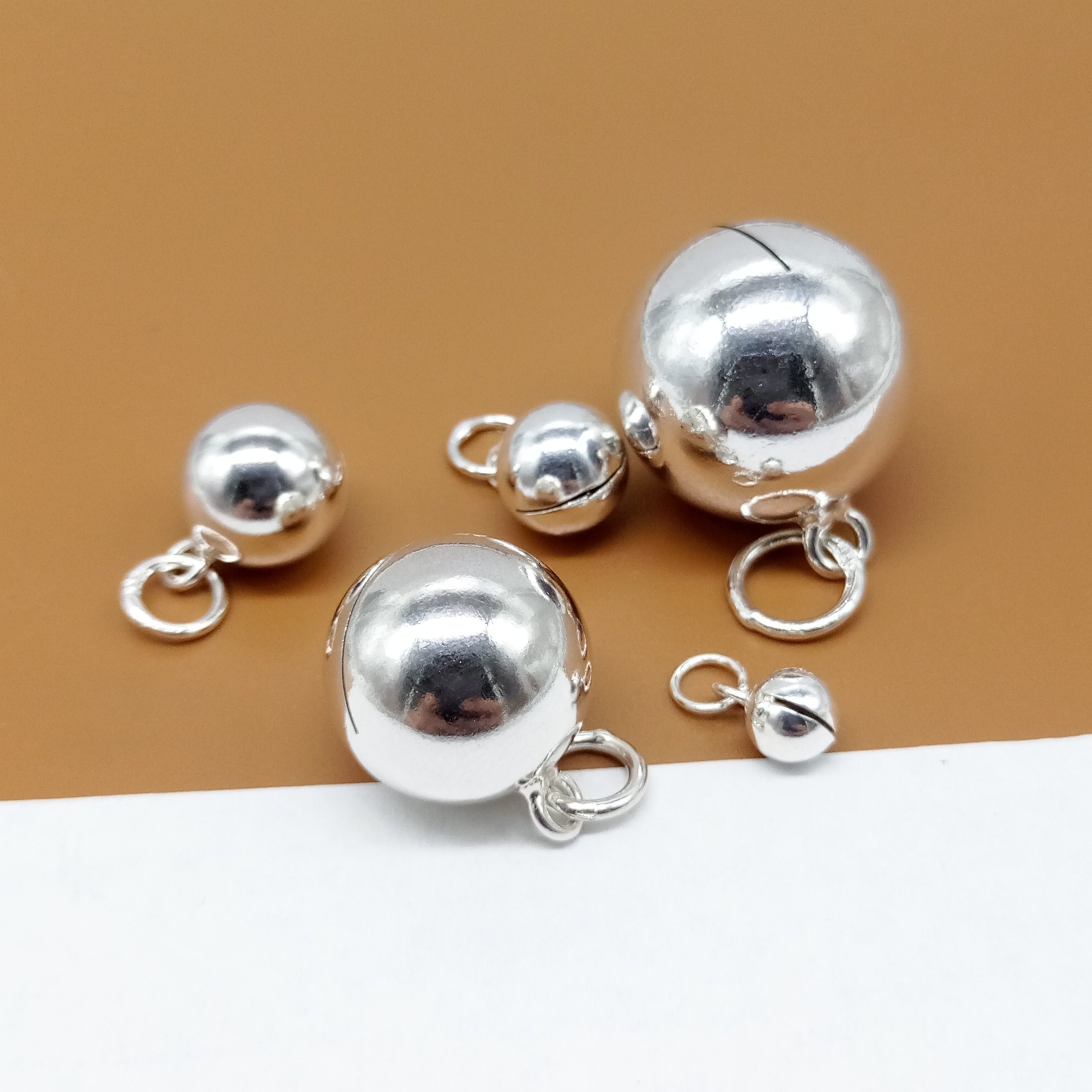 Sterling Silver Bell Charms, Jingle Bell Charm, 925 Silver Bell Charm ...