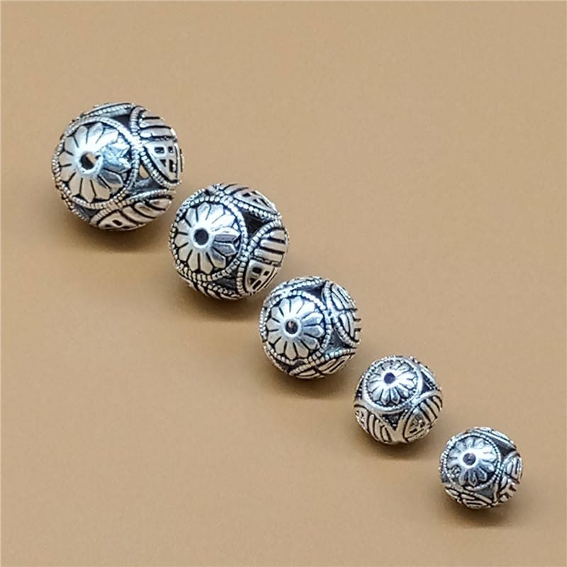 Sterling Silver Good Luck Bead, Fortune Beads, Fortunate Beads, 925 ...