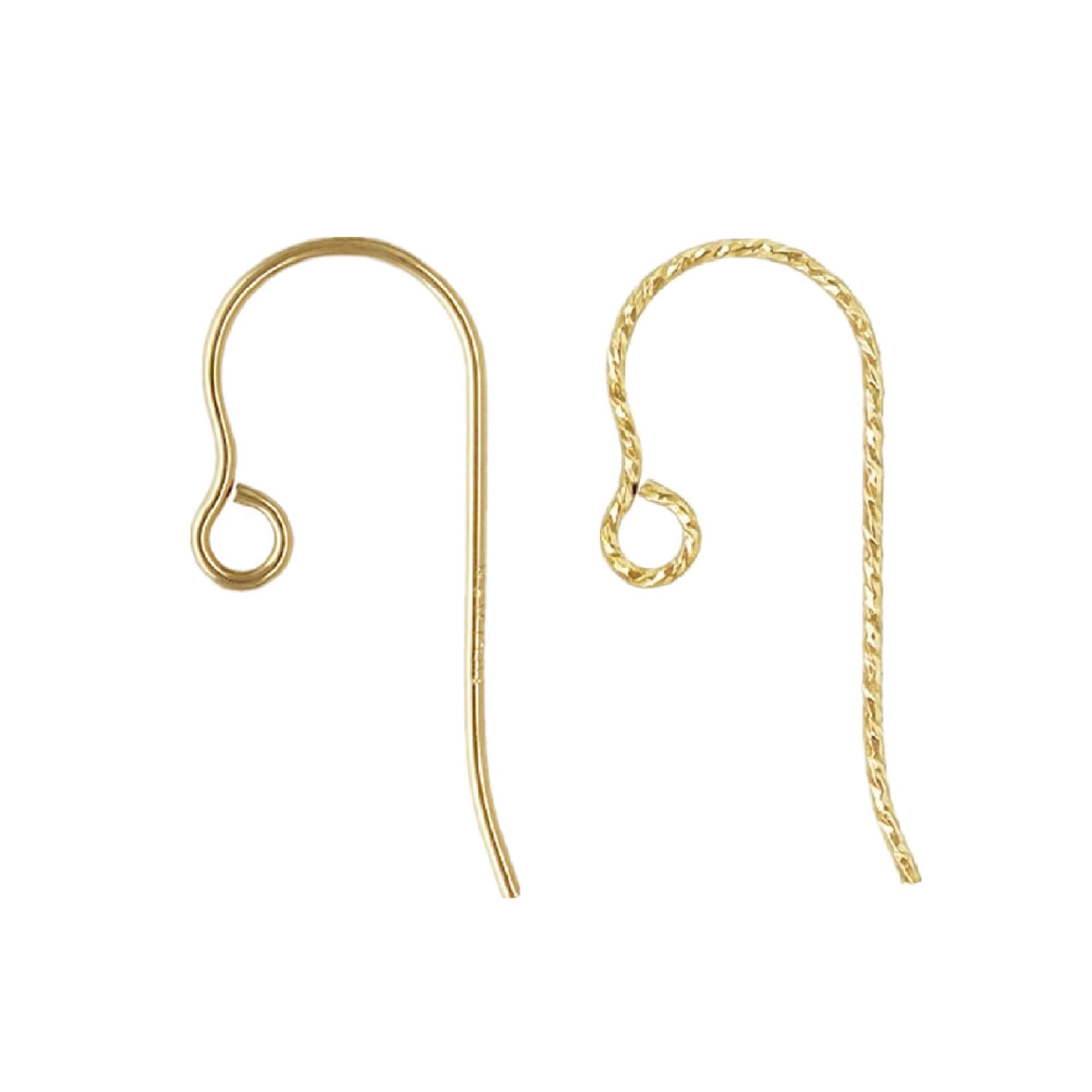 4 Pairs 14K Gold Filled French Ear Wires Gold Filled Earring - Etsy