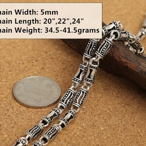 Sterling Silver Barrel Chain, Sterling Barrel Chain, 925 Silver Barrel ...