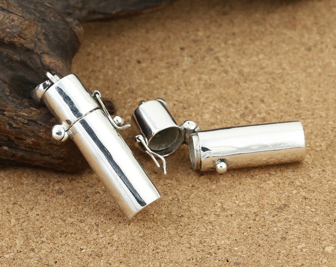 Cylinder Locket - Silver Floral Locket - Essential Oil - Diffuser ...