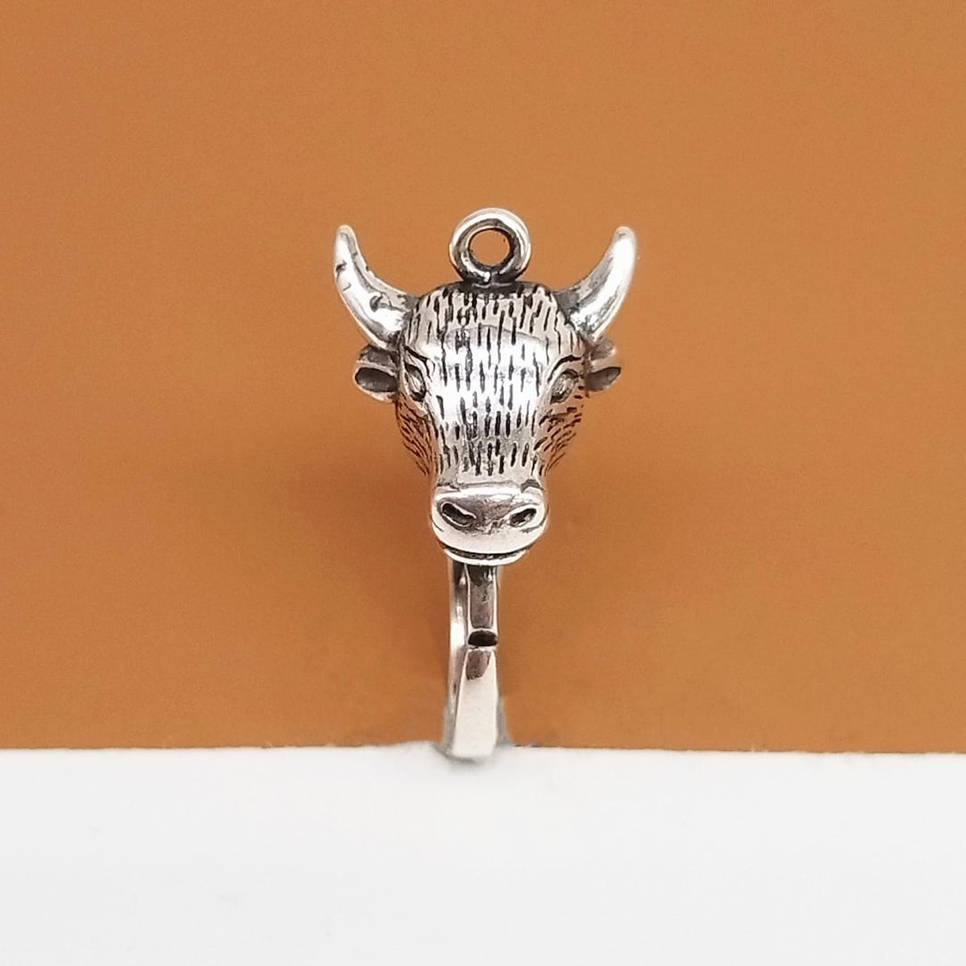 Sterling Silver Ox Head Lobster Clasp W/ Closed Jump Ring, 925 Silver ...