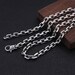Sterling Silver Heavy Square Rolo Chain, Chunky 925 Silver Cable Chain ...