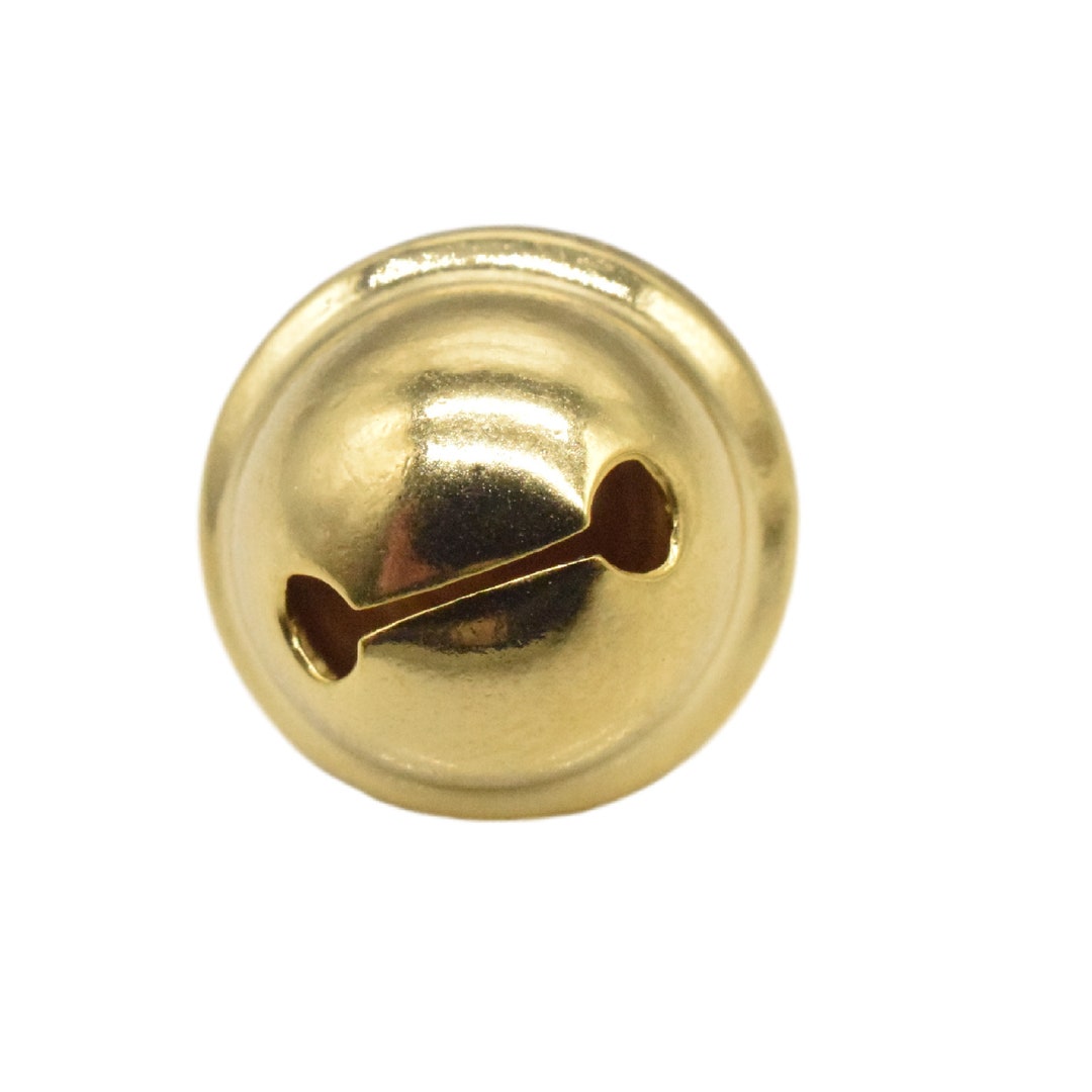 14K Gold Vermeil Style Cat Collar Bell Charm, 14K Gold Plated Over 925 ...