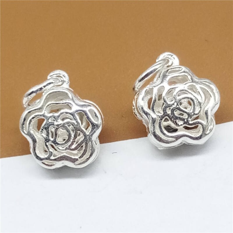 Rose Charm - Etsy