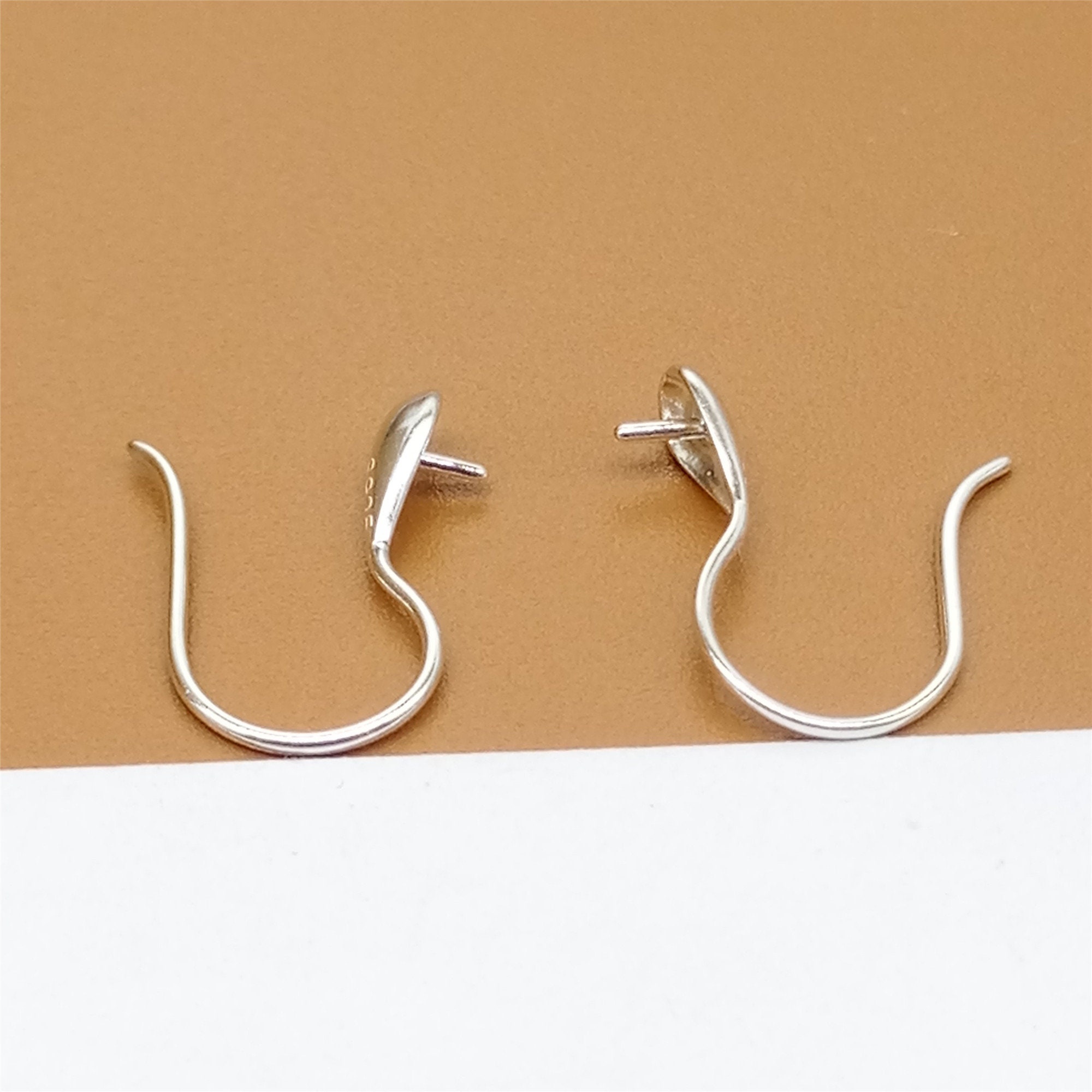 5prs Sterling Silver Ear Wires, Earring Wire, Ear Wire Hook, 925 Silver ...