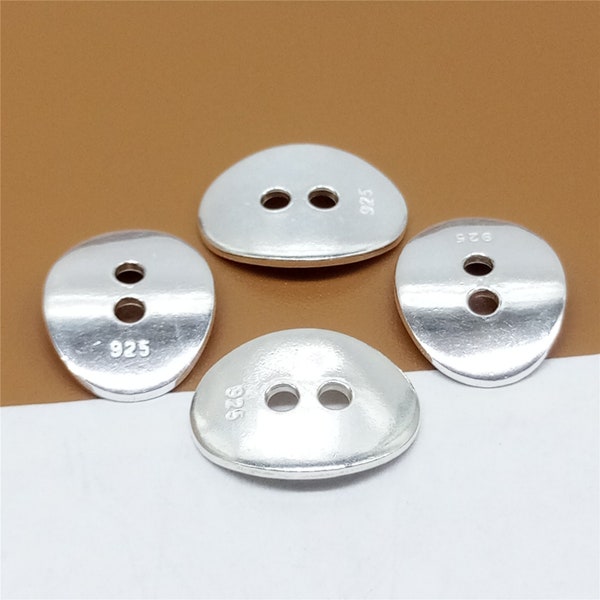 Silver Buttons - Etsy