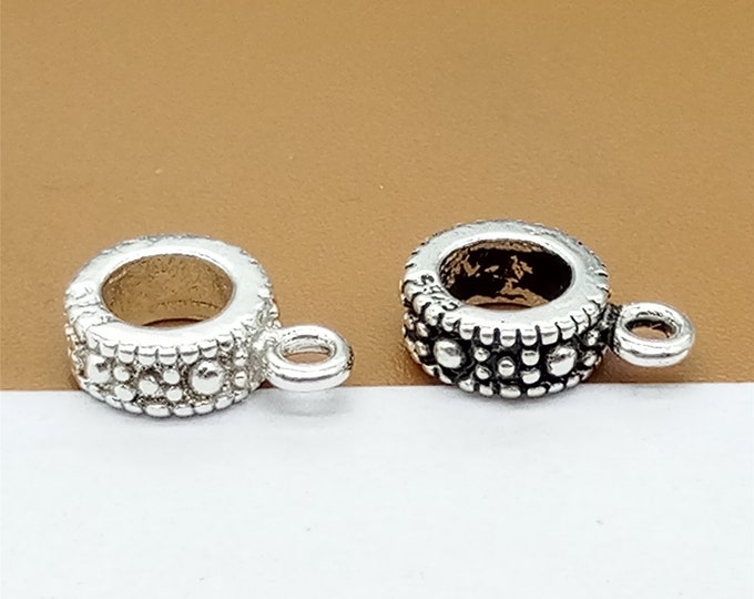 Sterling Silver Spacer Beads 925 Sterling Silver Round Spacer | Etsy