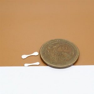 50 Sterling Silver Flat End Covers, 925 Silver Cover Ends, Flat End ...