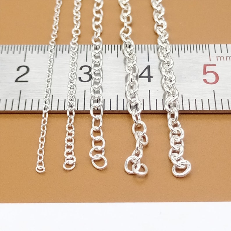 Sterling Silver Round Cable Chain Bulk Cable Chain - Etsy