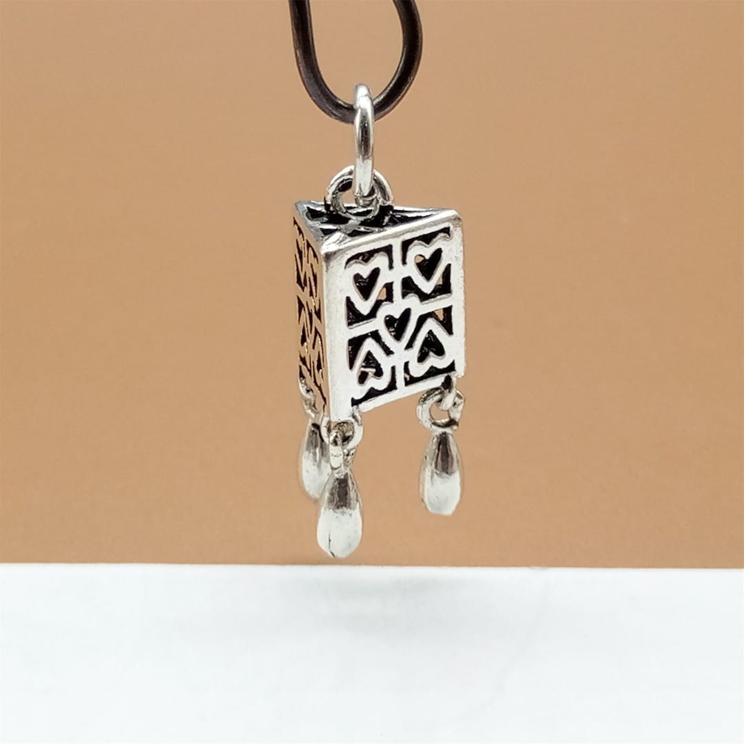 Sterling Silver Heart Lantern Charm, 925 Silver Love Heart Charms ...