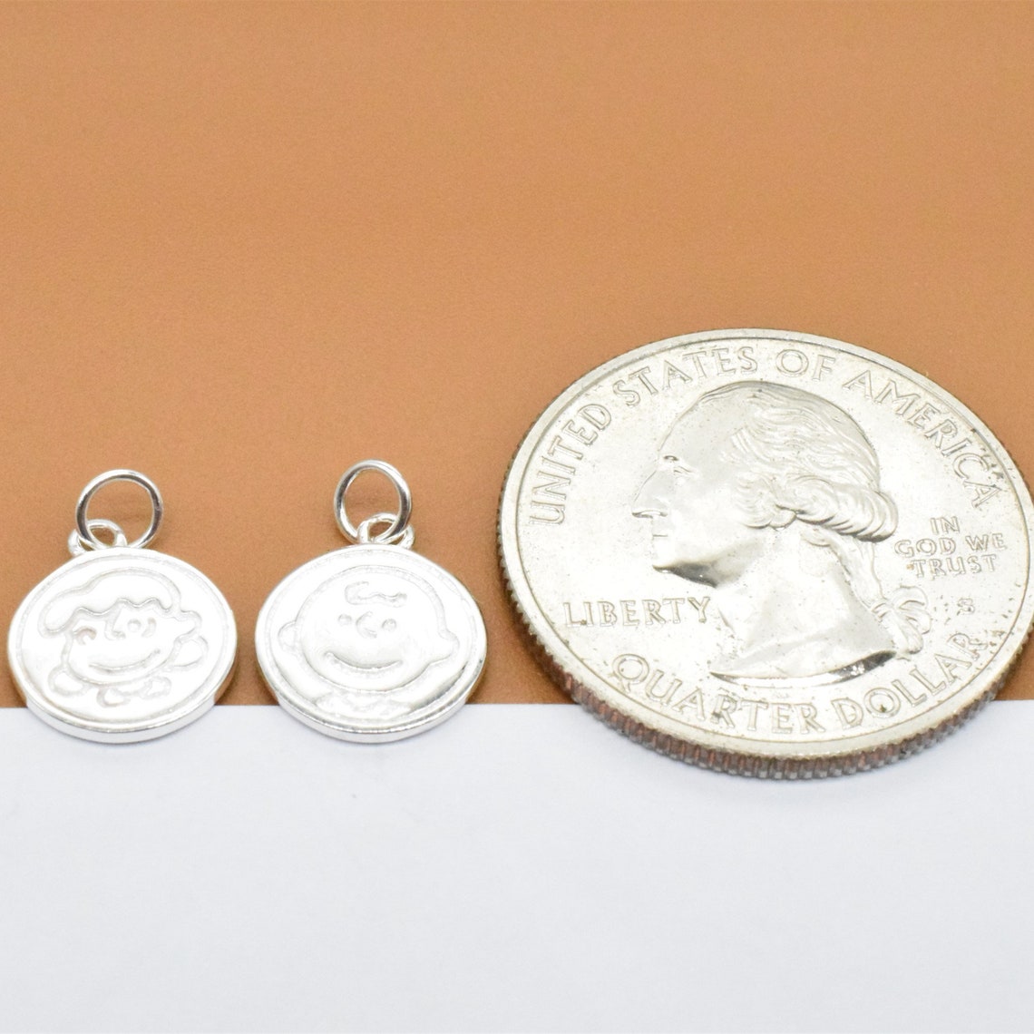 4 Sterling Silver Children Charms, 925 Silver Child Charms, Girl Charm ...