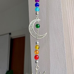 Handmade Sun Moon & Stars Suncatcher Hanging Charm Gift - Etsy