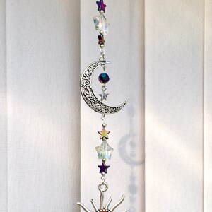 Handmade Sun Moon & Stars Suncatcher Hanging Charm Gift - Etsy