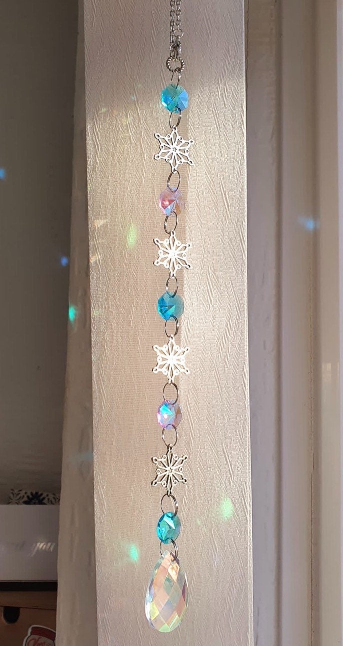 Home & Living frozen | Elsa inspired snowflake suncatcher with octagon ...