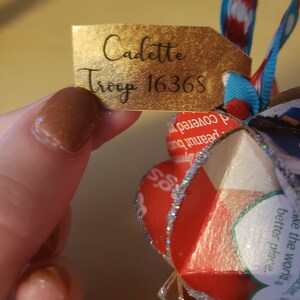 Custom Girl Scout Personalized Christmas Ornament Made From Girl Scout ...
