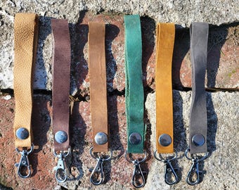 Leather Key Strap - Etsy