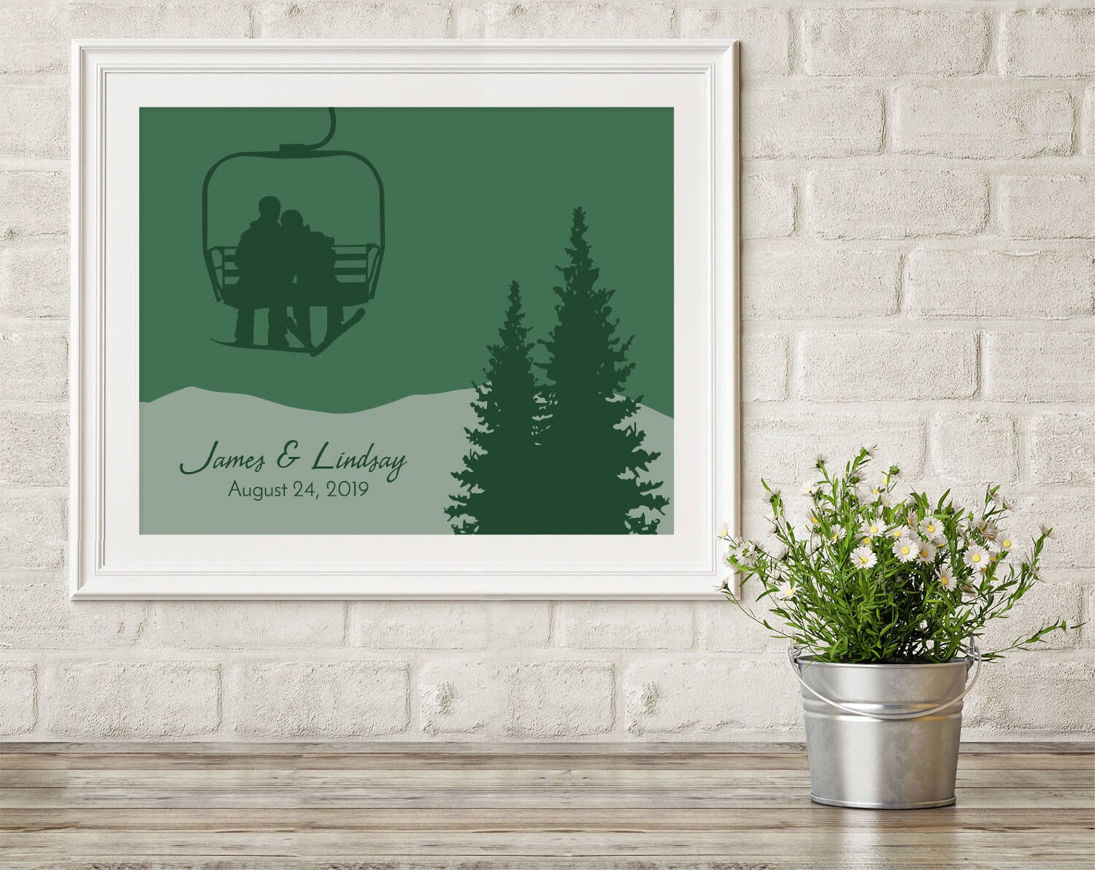 Ski Gifts Customized Snowboard Art Print Skiing Art Ski Art | Etsy