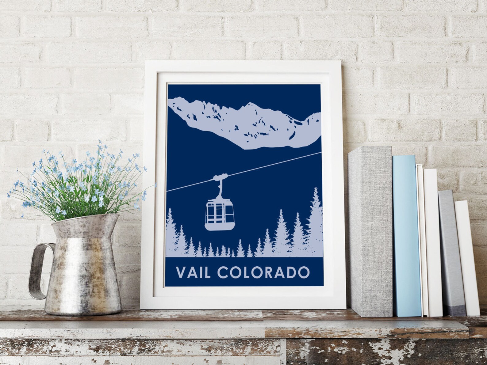 Vail Colorado Art Print Vail CO Vail Art Print Skiing Art - Etsy