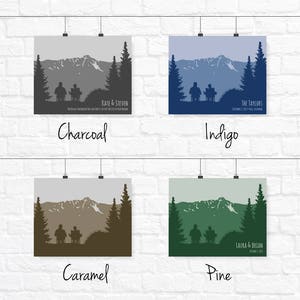 Adventure Awaits Couple, Engagement Gift Camping, Camping Wedding Gift ...