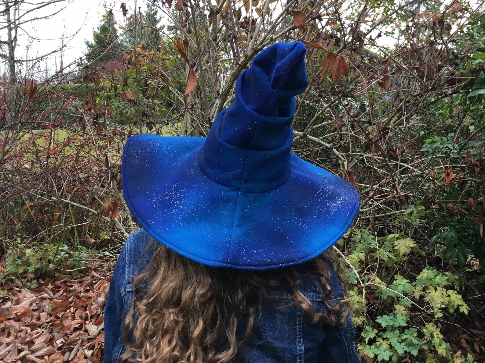 Witch hat / wizard hat / pointy hat / wide brim hat / mage / | Etsy