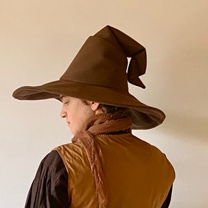 Brown "wizard Chill" Hat / Witch Hat / Mage, Sorcerer, Warlock ...