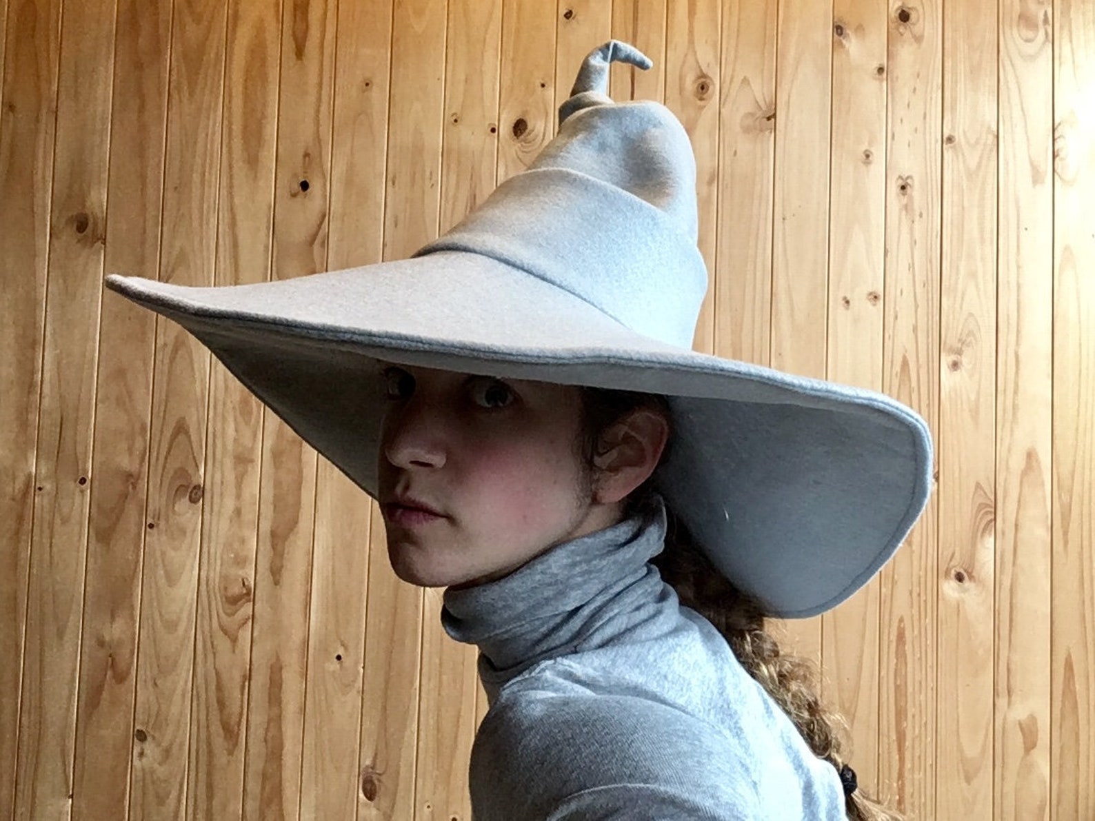 Witch Hat / Wizard Hat / Pointy Hat / Wide Brim Hat / Mage / - Etsy