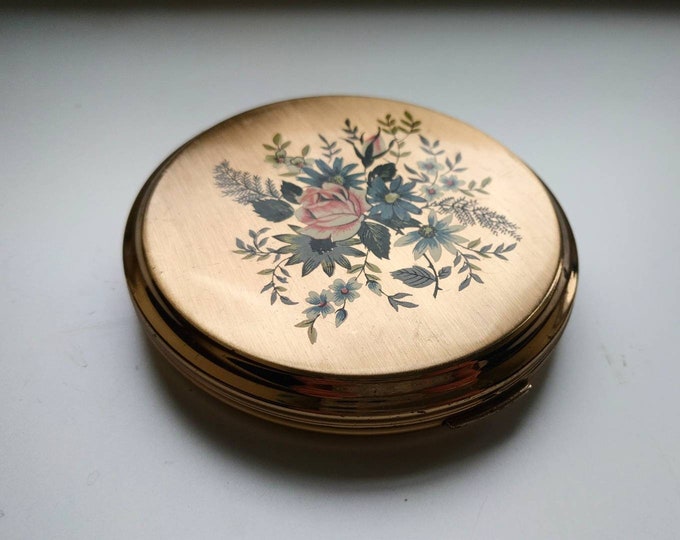 Vintage Face Powder Compact - Metal - 1930s/40s Bridesmaid's Gift ...