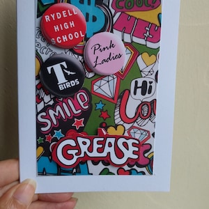 GREASE ϟ the Movie Handmade Card Any Occasion Rydell - Etsy