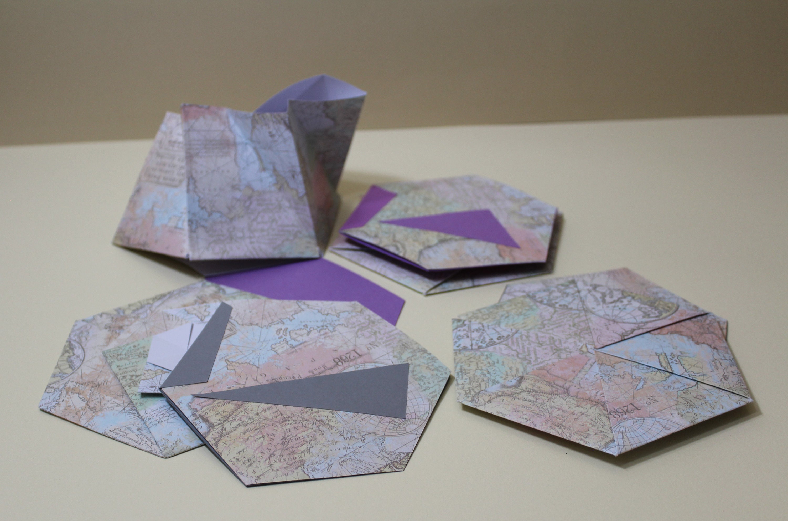Origami Envelopes, Hexagon, Envelopes, Greeing Cards, Origami Gift ...