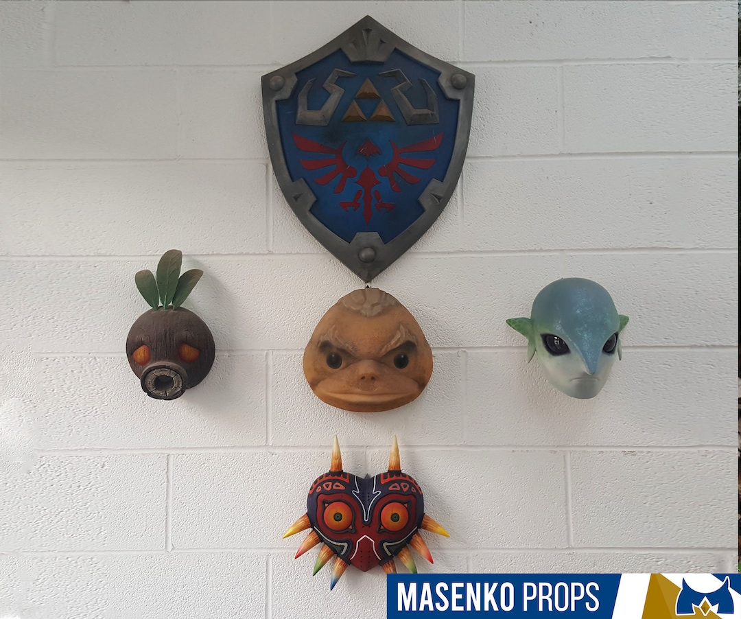 Legend of Zelda Inspired Mask Set - Etsy
