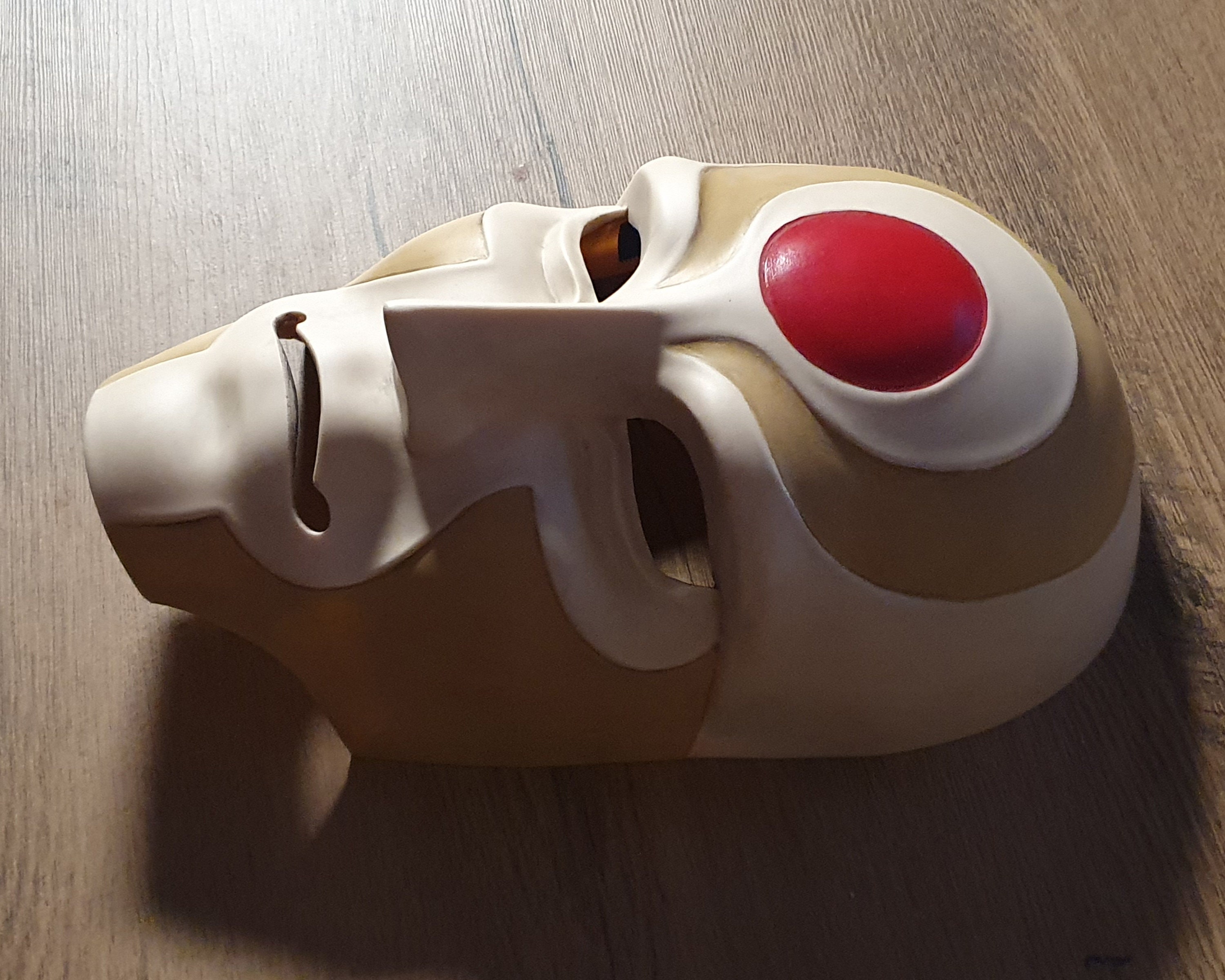 Traditional Chinese Opera Mask - White and Tan - Etsy