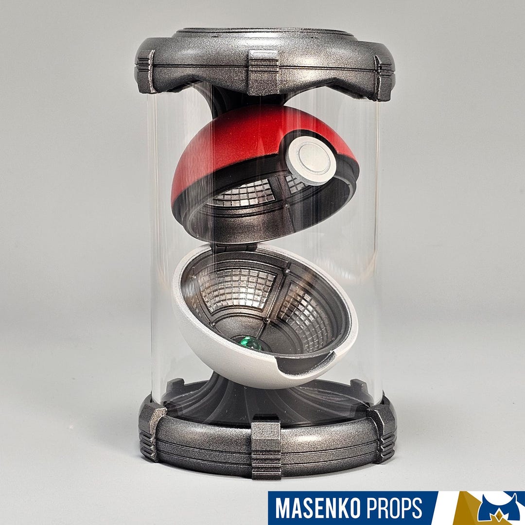 Full Size Pokeball Replica - Pokemon Art - Etsy