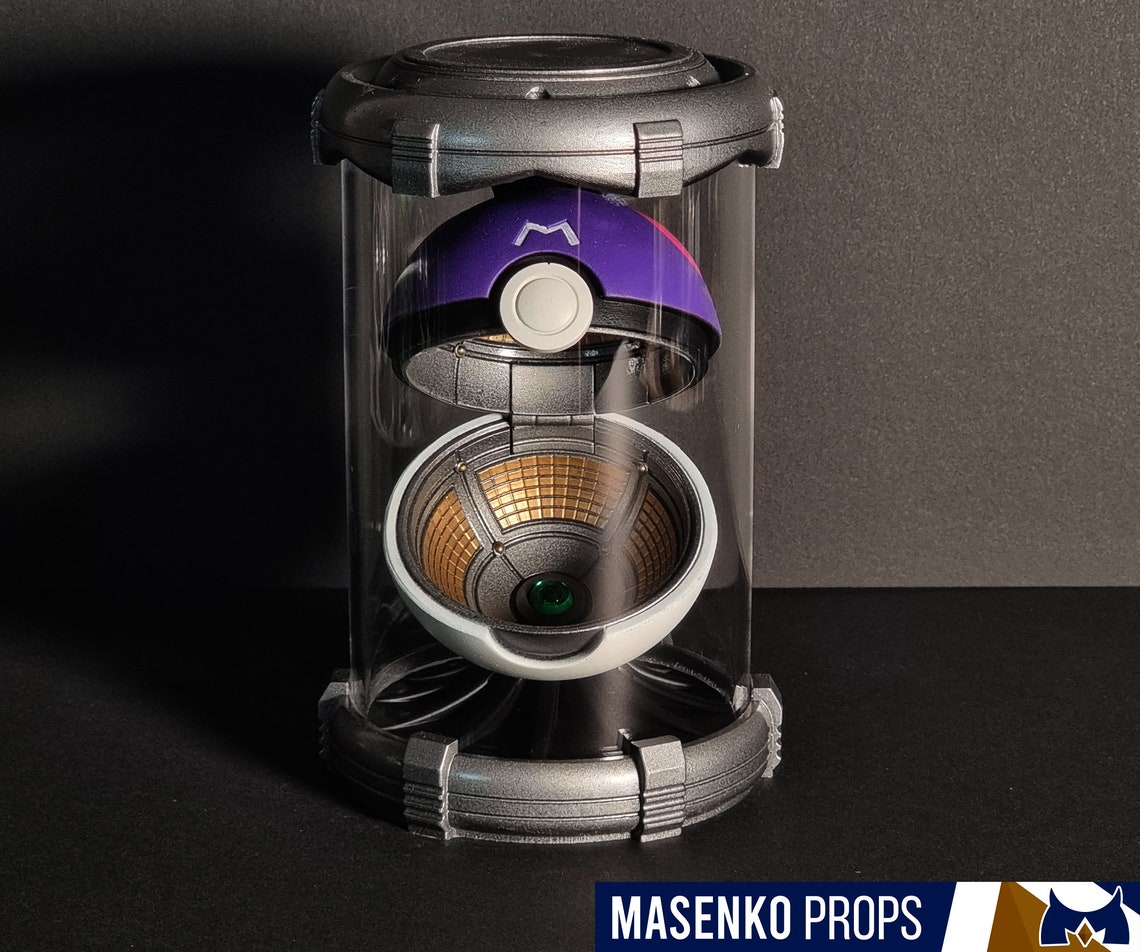Pokemon Inspired Masterball Replica - Etsy