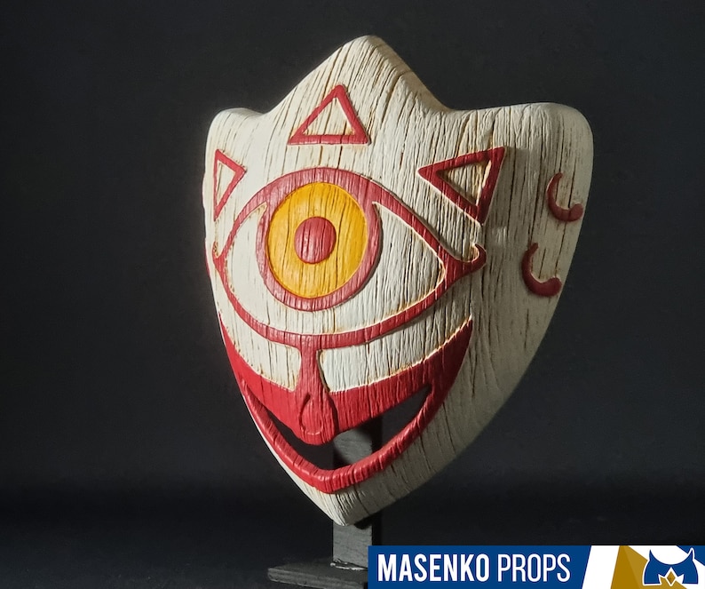 Handmade Zelda Mask of Truth: Polyurethane Resin Cosplay Display - Etsy