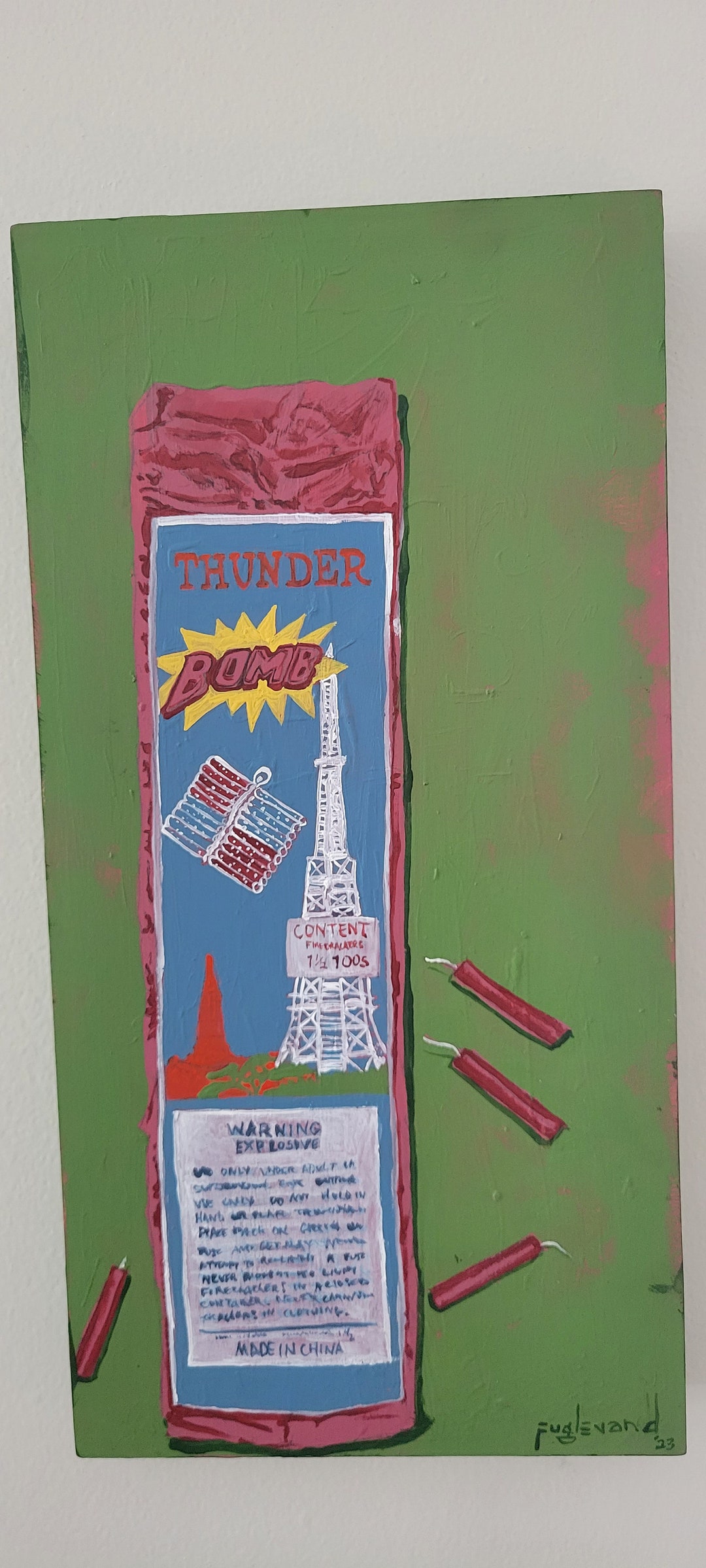 Thunderbolt, Fireworks Firecrackers Artwork, Pop Art - Etsy