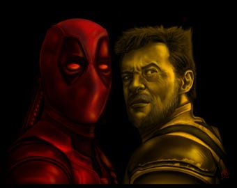 Deadpool and Wolverine Perler Beads Art Hama Beads - Etsy