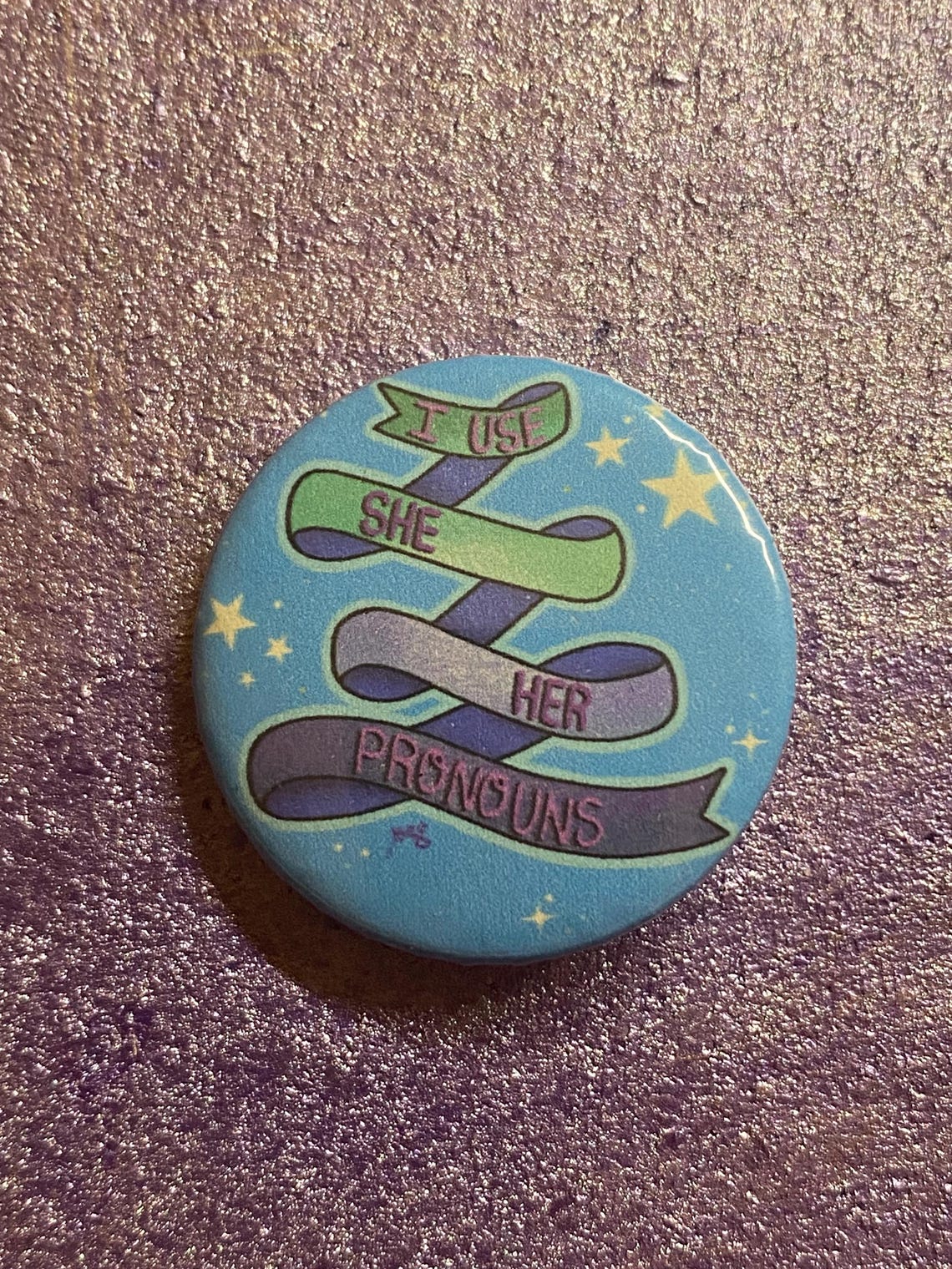 Neptunic Pronoun Badges - Etsy