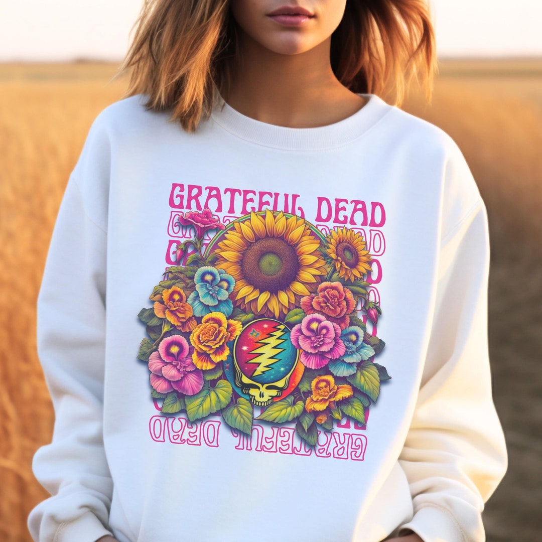 Grateful Dead Sweatshirt, Cute Grateful Dead Crewneck Shirt, the Dead ...