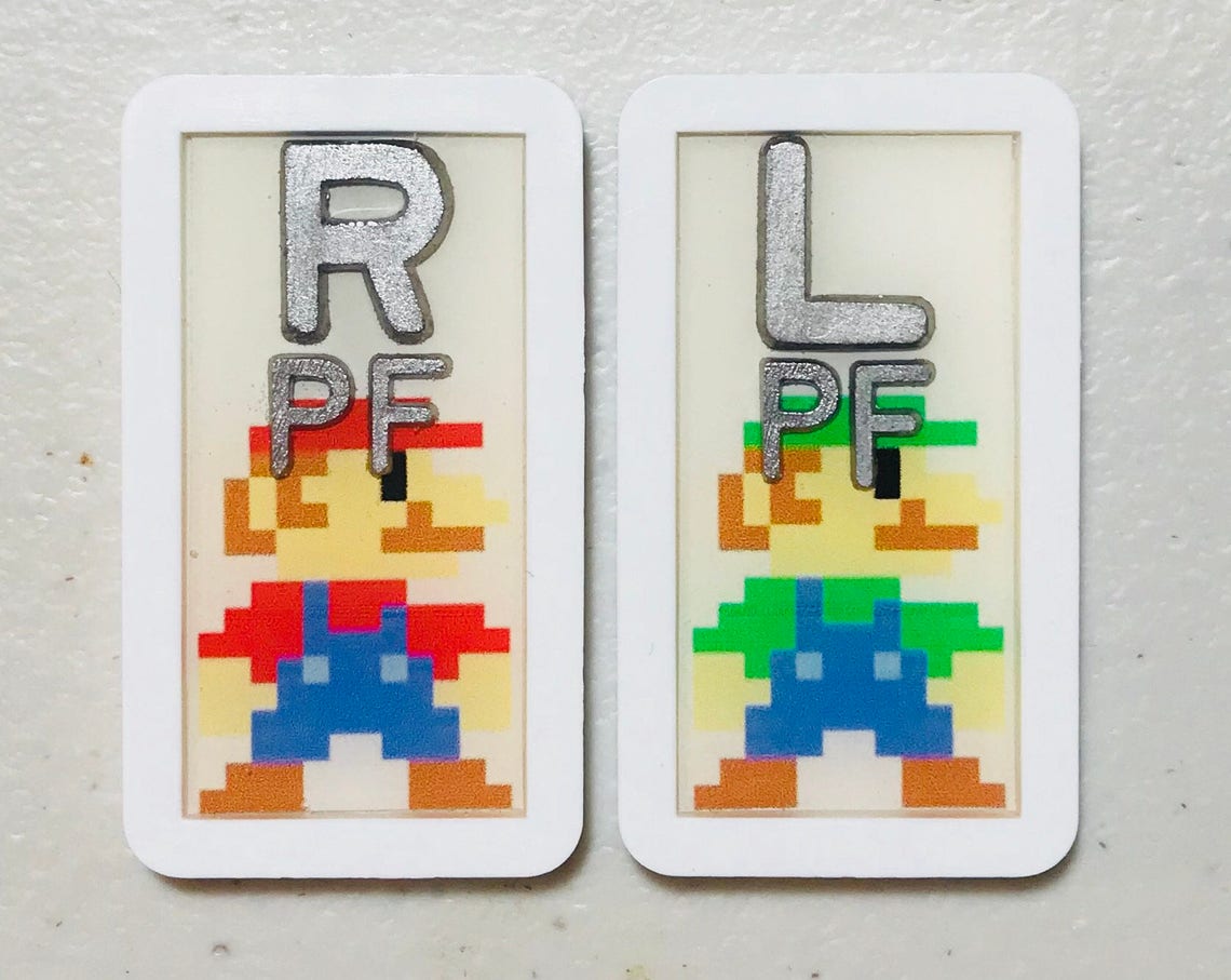 Set of 8-bit Mario Bros. & Friends Nintendo NES X-ray Markers | Etsy