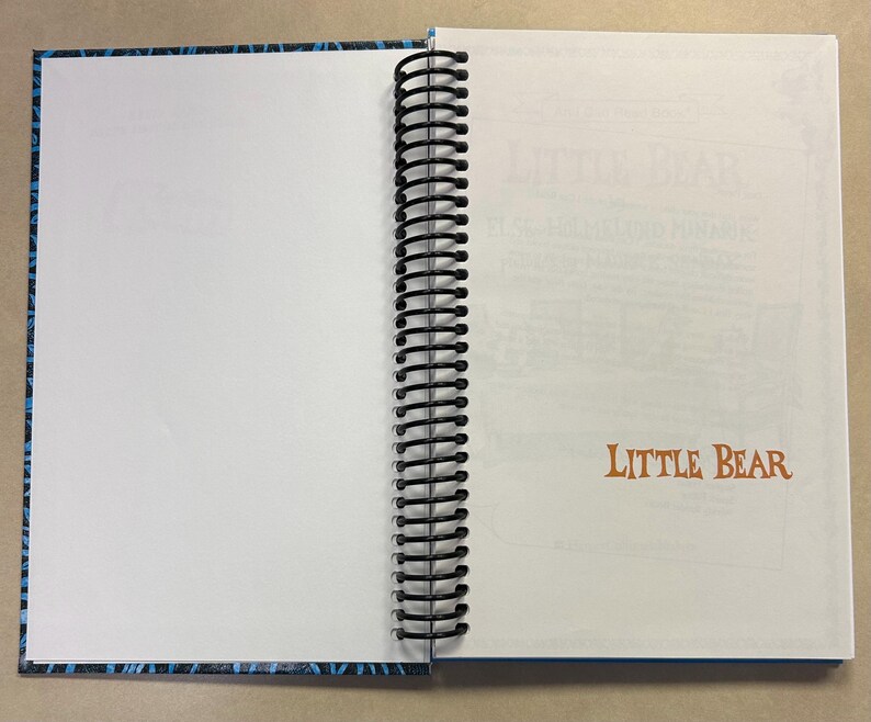 Upcycled LITTLE BEAR Notebook for Journal Children’s Book Spiral ...