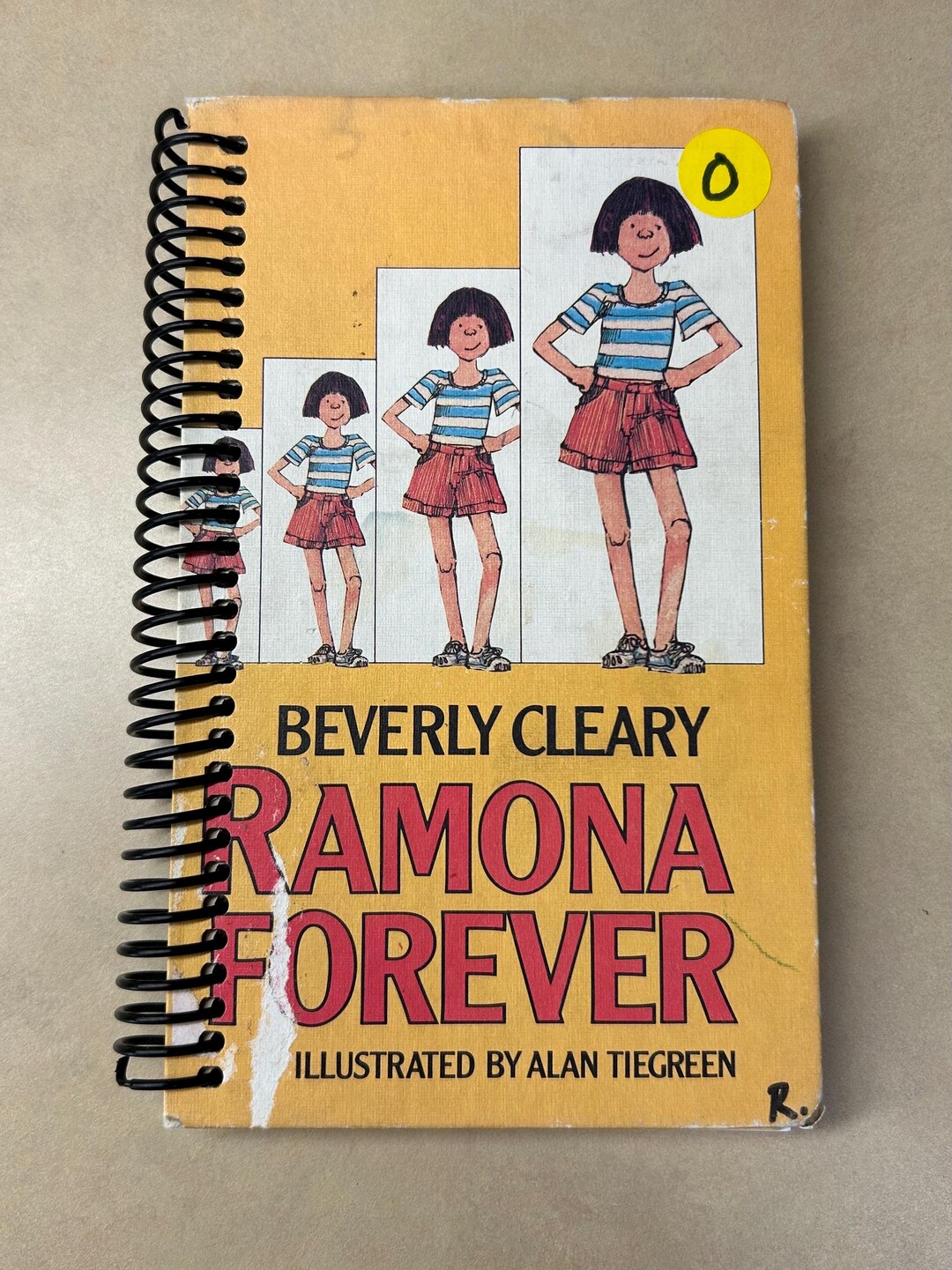 Upcycled ROMONA FOREVER Notebook for Journal Children’s Book Spiral ...