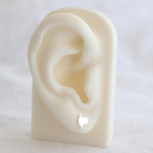 Sunfish Silhouette Stud Earrings • Sterling Silver • Handmade • Mola ...