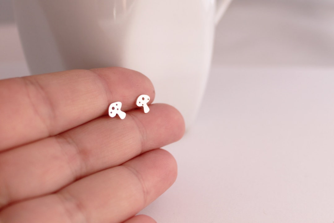 Mushroom Studs Toadstool Mushroom Earrings Woodland Theme - Etsy Australia
