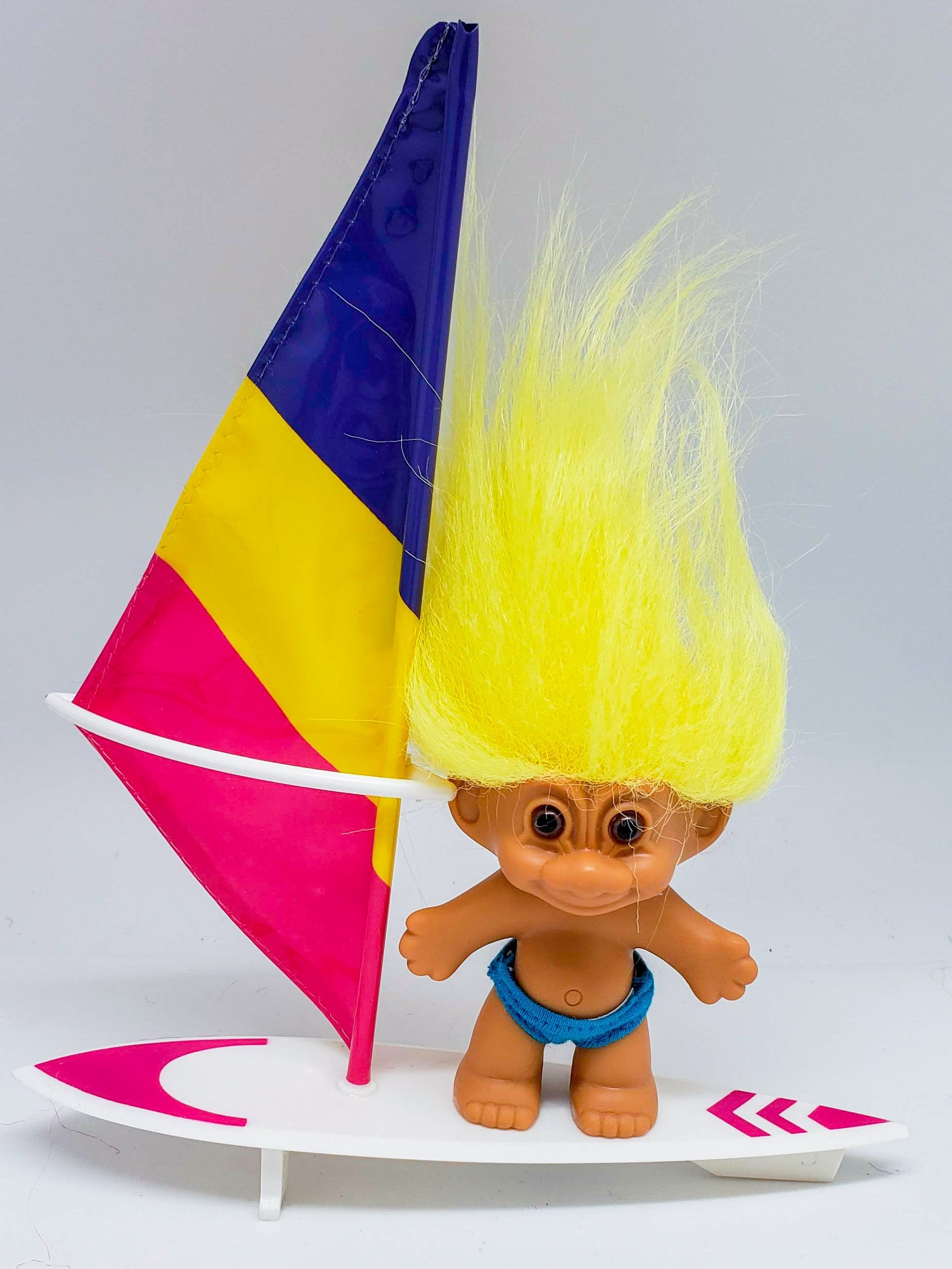 Vintage Russ Troll Doll - Windsurfer - Etsy.de